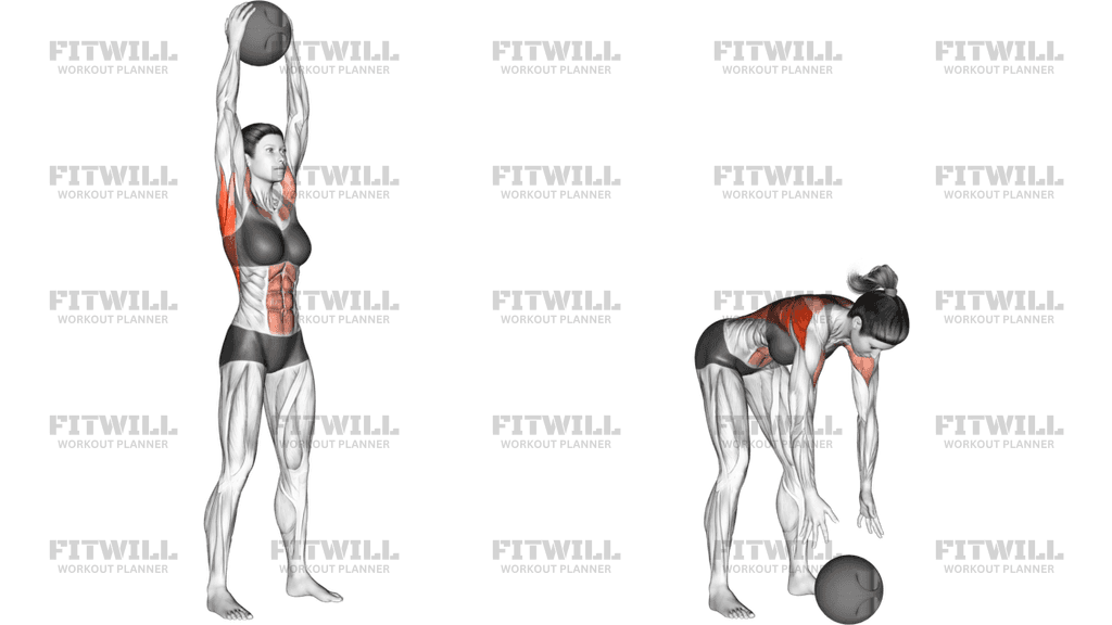 How to do Medicine Ball Overhead Slam: Techniques, Benefits, Tips ...