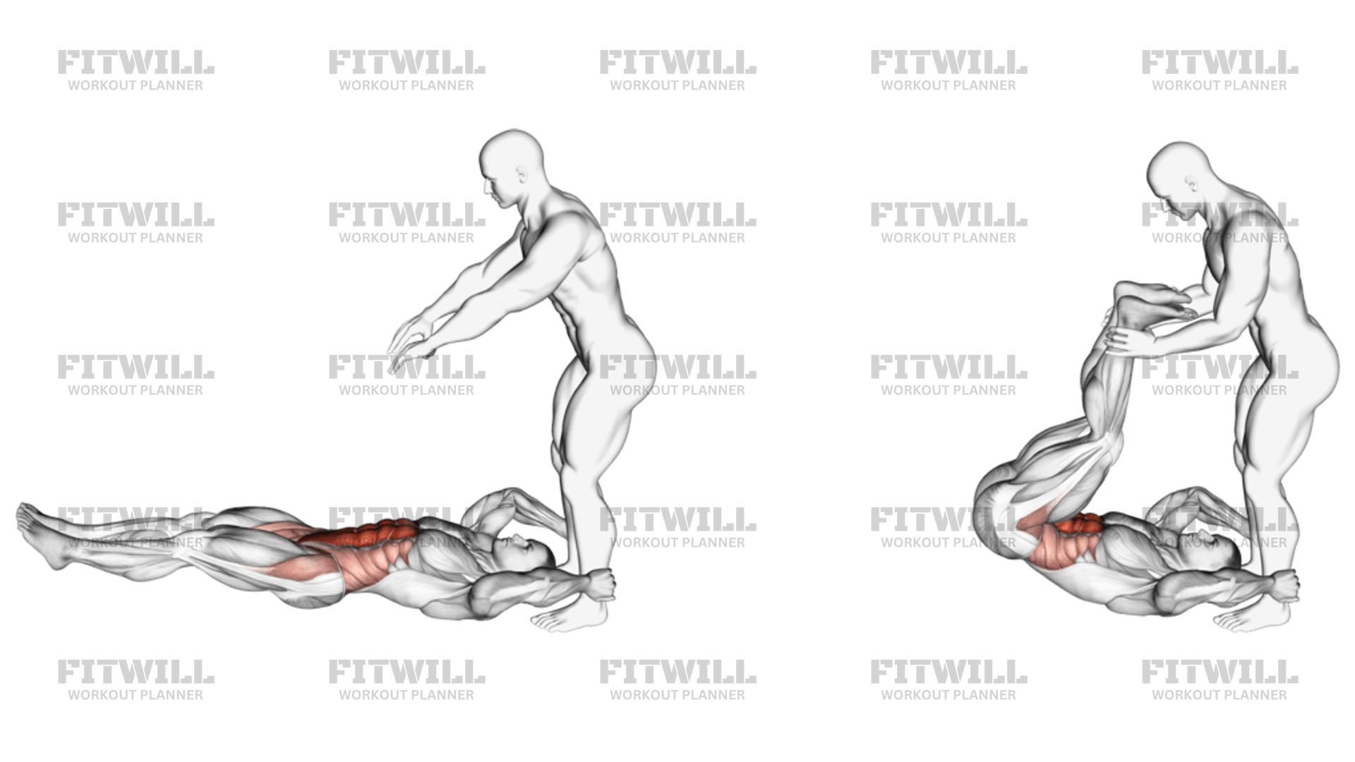 Assisted Lying Leg Raise With Throw Down: Exercise Guide, Techniques ...