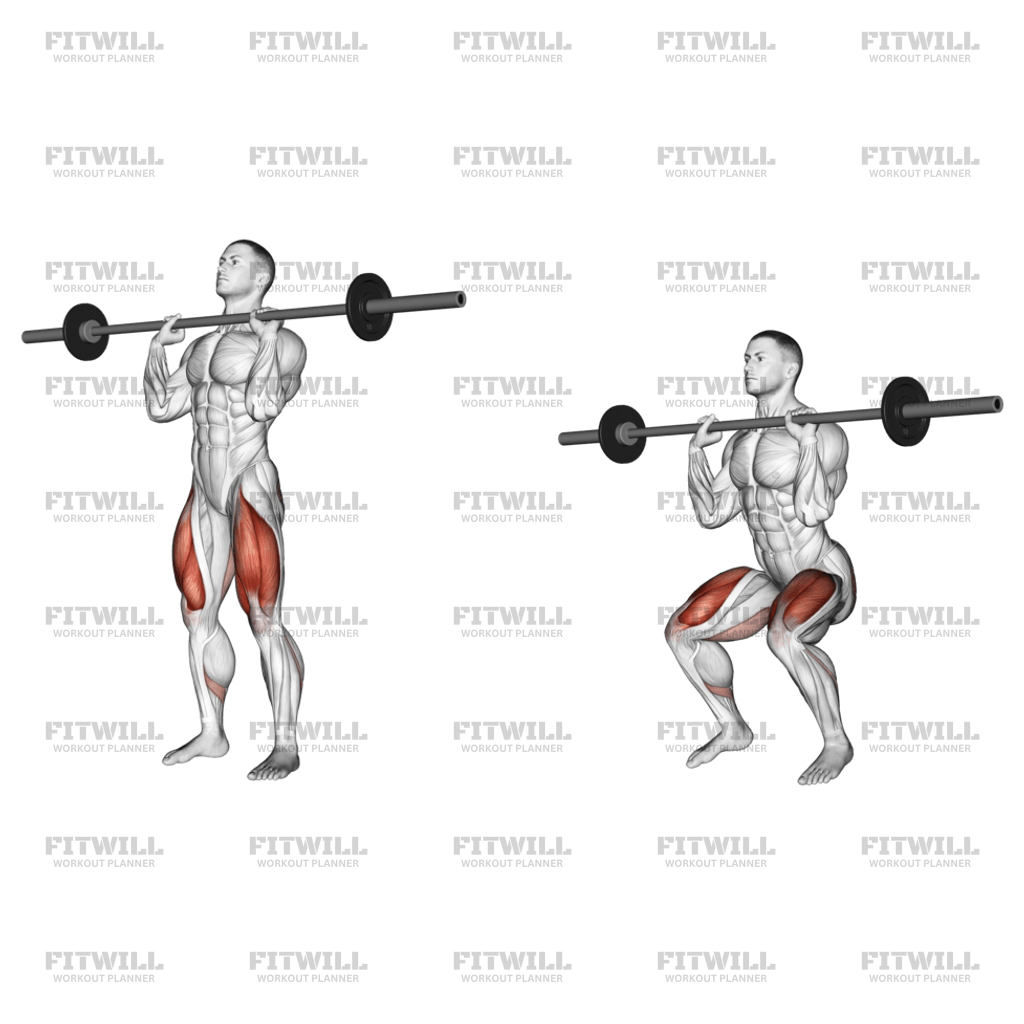 Barbell Front Chest Squat: Exercise Guide, Video, Techniques, Benefits ...