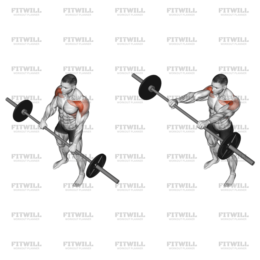 Barbell Shoulder and Upper Back Workout for Strength and Definition ...