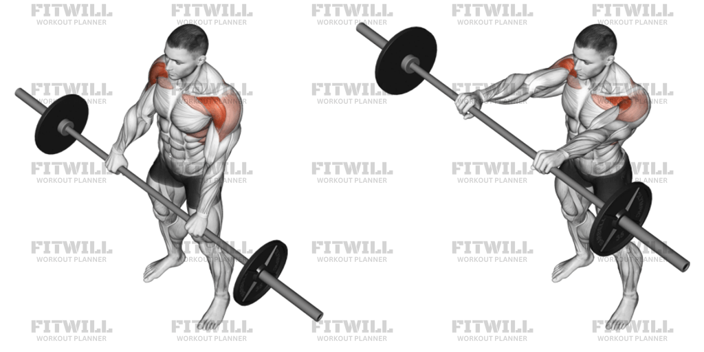 Barbell Shoulder and Upper Back Workout for Strength and Definition ...