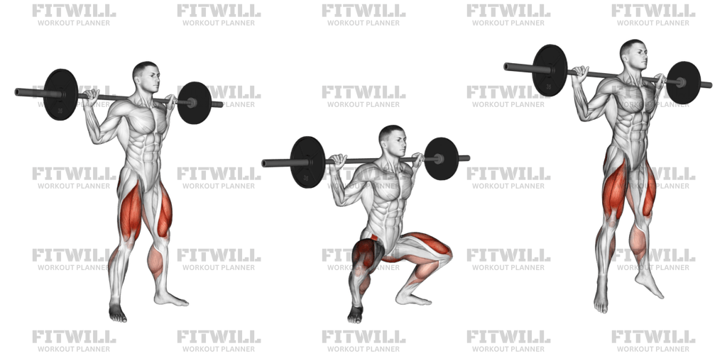 Sentadilla Con Salto Y Barra: Guía de Ejercicios, Video, Técnicas ...
