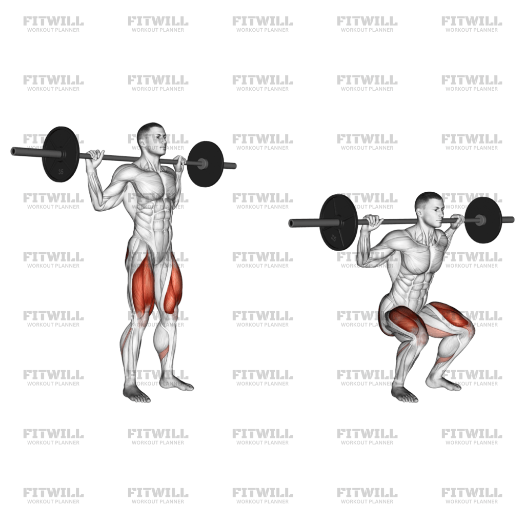 Sentadilla Con Barra Y Posición Estrecha: Guía de Ejercicios, Técnicas ...