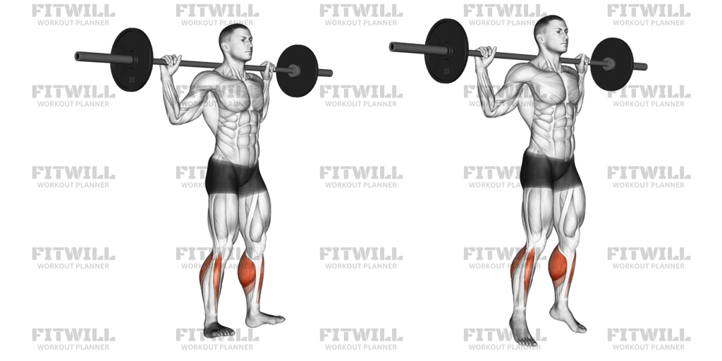 Elevación De Talones Con Balanceo De Piernas De Pie Con Barra: Guía de ...