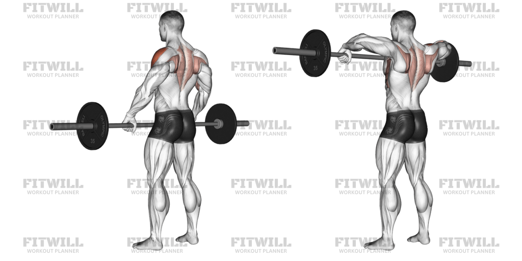 Barbell Wide-grip Upright Row: Exercise Guide, Video, Techniques ...