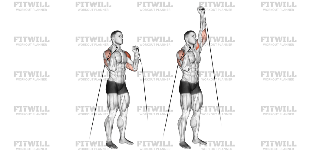 Cable Alternate Shoulder Press: Exercise Guide, Techniques, Benefits ...