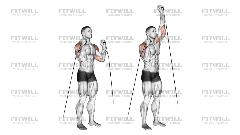 Cable Alternate Shoulder Press: Exercise Guide, Techniques, Benefits ...