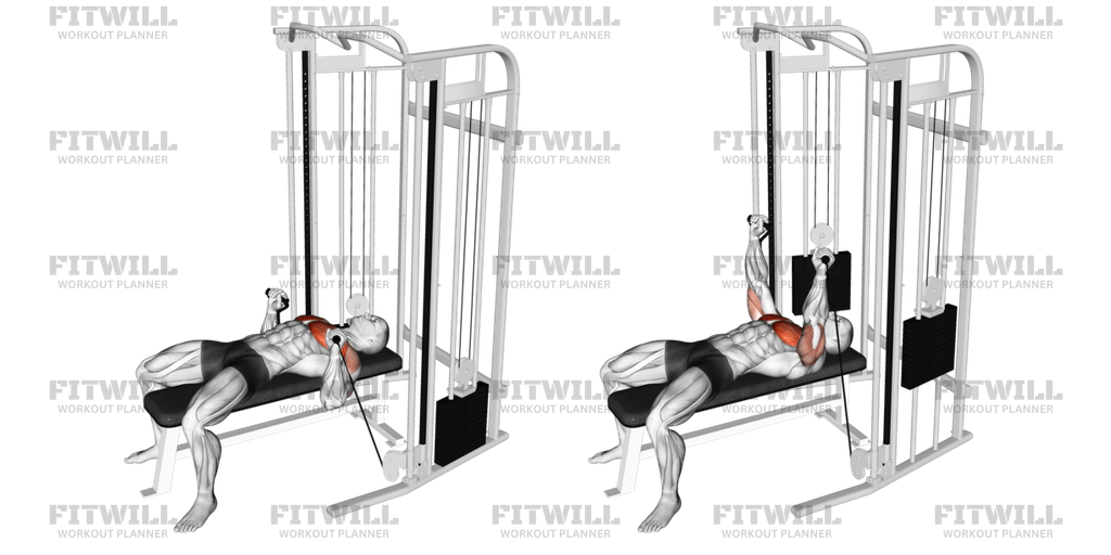Cable Bench Press: Exercise Guide, Video, Techniques, Benefits, How to ...