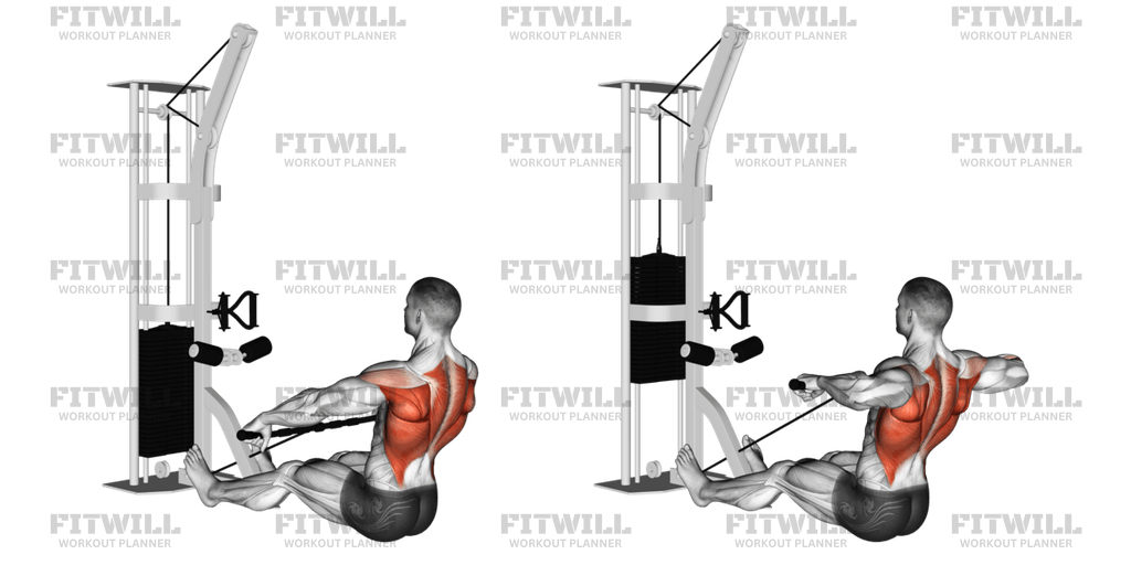 Cable Floor Seated Wide-grip Row: Exercise Guide, Techniques, Benefits ...