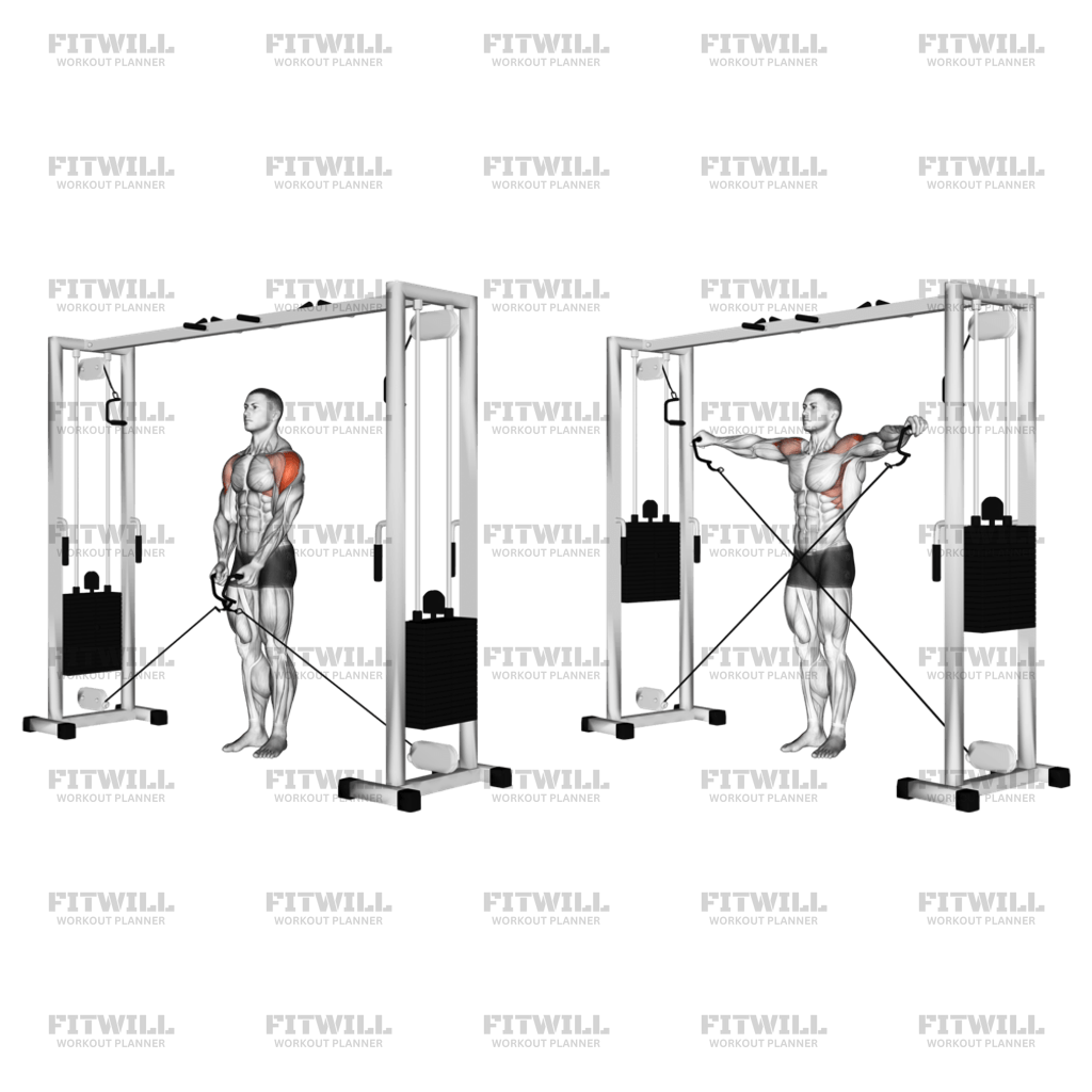 Cable Lateral Raise: Exercise Guide, Video, Techniques, Benefits, How ...