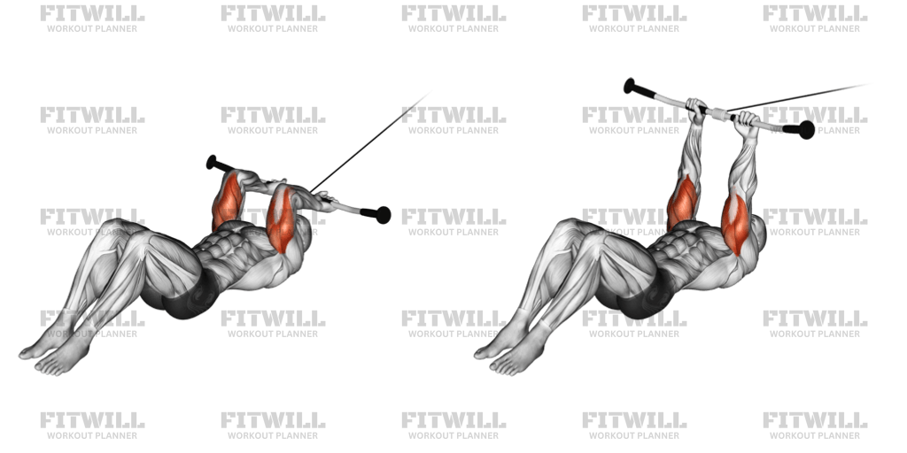 Cable Lying Triceps Extension (version 2): Guide, Techniques, Benefits ...