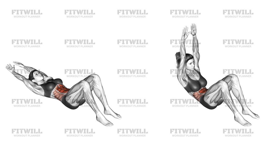 Straight Arm Crunch: Exercise Guide, Video, Techniques, Benefits, How ...