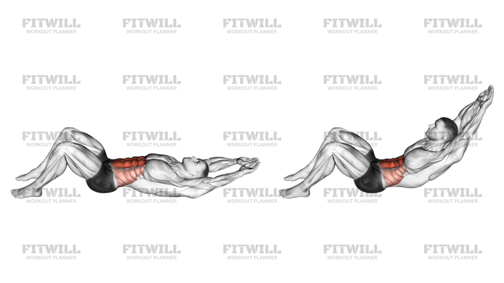 Overhead Crunch: Exercise Guide, Video, Techniques, Benefits, How to ...