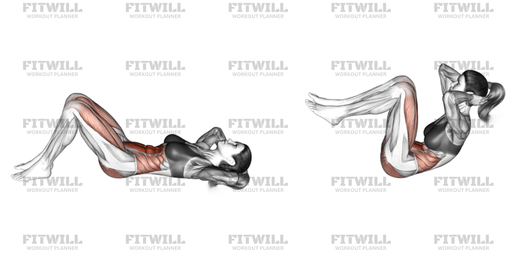 Crunch (leg raise): Guide, Techniques, Benefits, How to, Muscles Worked ...
