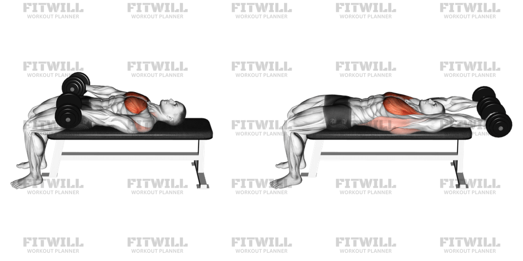 Dumbbell Around Pullover: Exercise Guide, Video, Techniques, Benefits ...