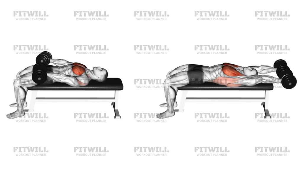 Dumbbell Around Pullover: Exercise Guide, Video, Techniques, Benefits ...