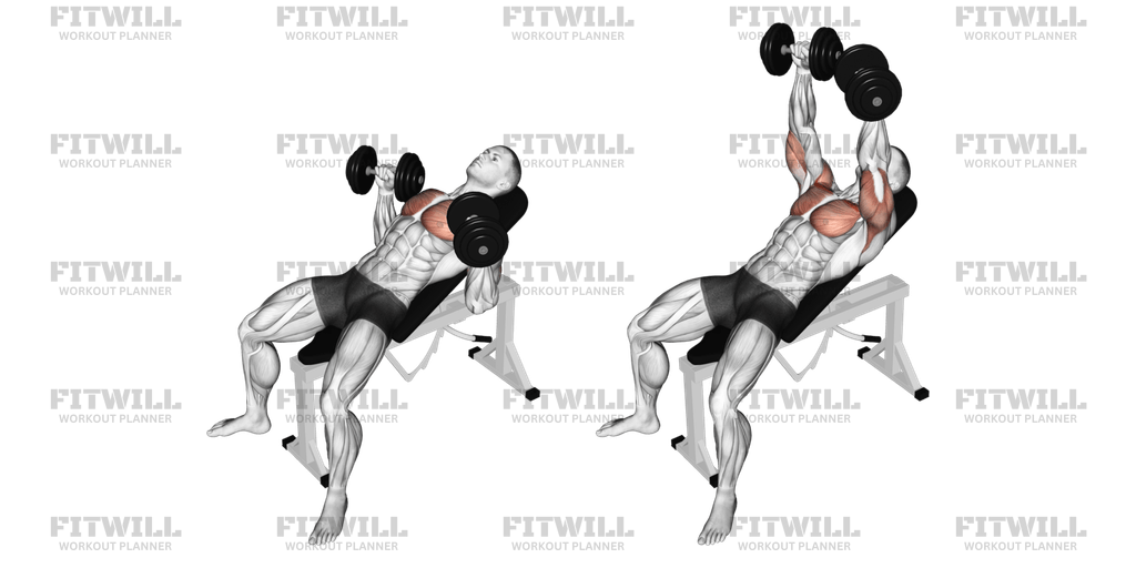 Dumbbell Incline Bench Press: Exercise Guide, Video, Techniques ...