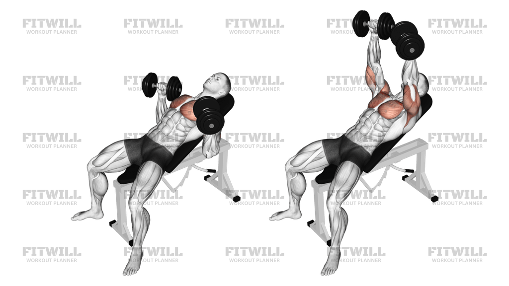 Dumbbell Incline Bench Press: Exercise Guide, Video, Techniques ...