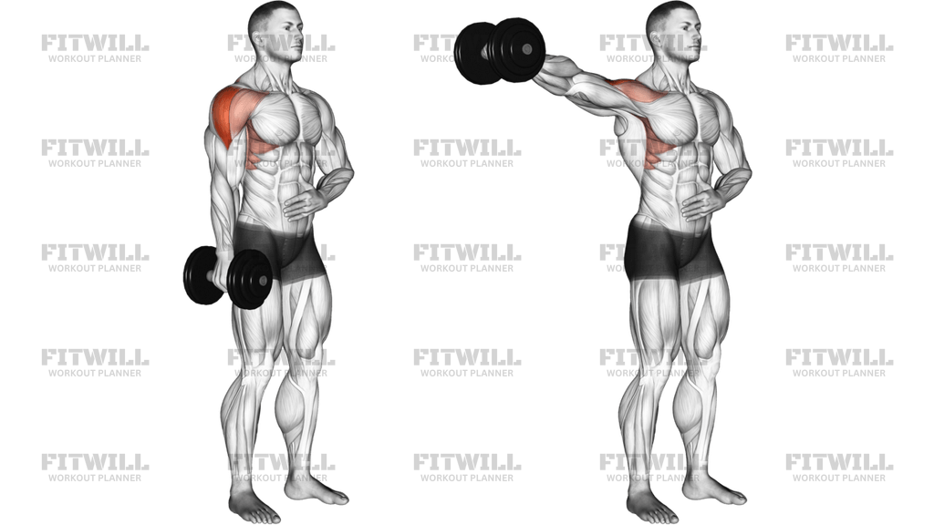 How to do Dumbbell One Arm Lateral Raise: Techniques, Benefits, Tips ...