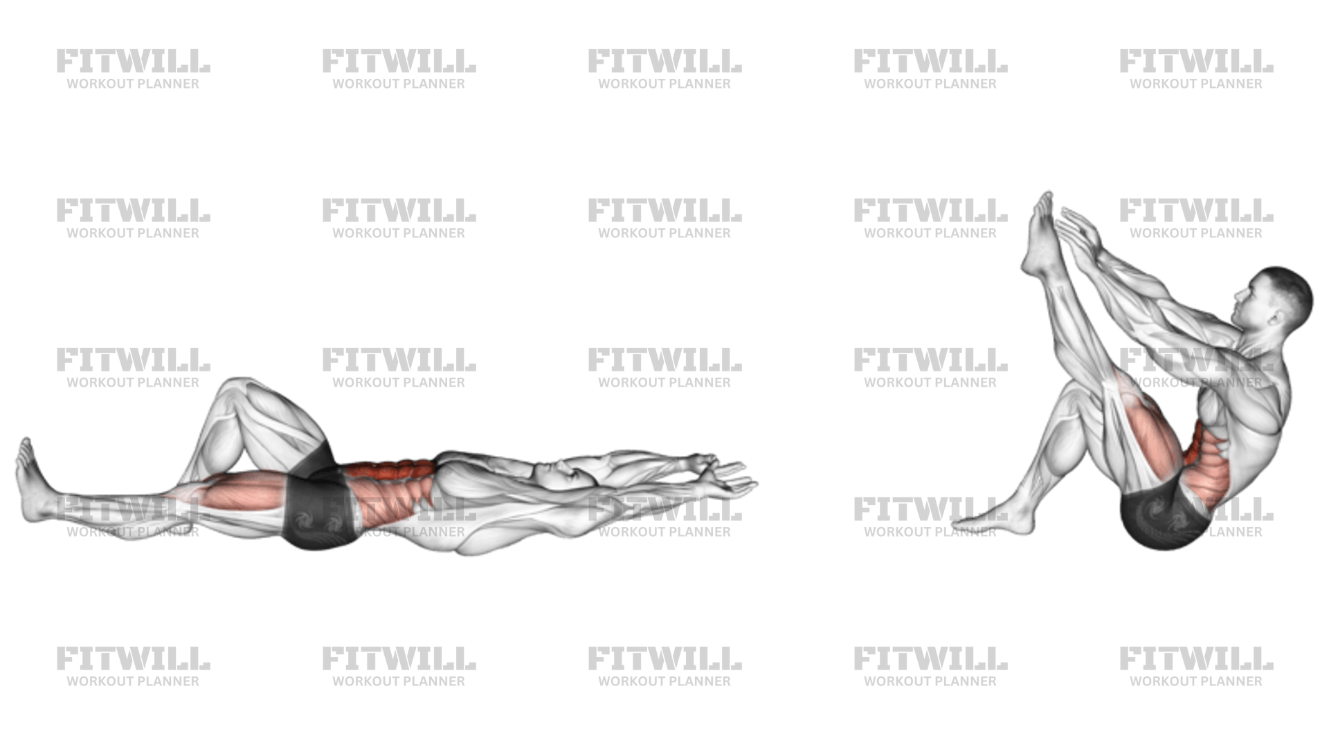 Flexion Leg Sit Up (straight Arm): Exercise Guide, Video, Techniques ...