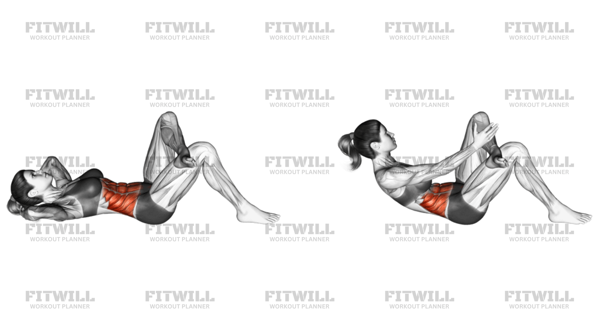 Hand Opposite Knee Crunch: Exercise Guide, Techniques, Benefits, How to ...