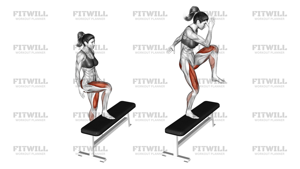 High Knee Step-Up: Exercise Guide, Techniques, Benefits, How to ...