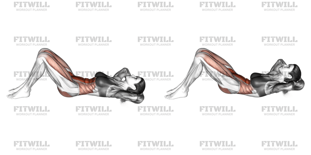 Hip Raise Crunch: Exercise Guide, Techniques, Benefits, How to, Muscles ...
