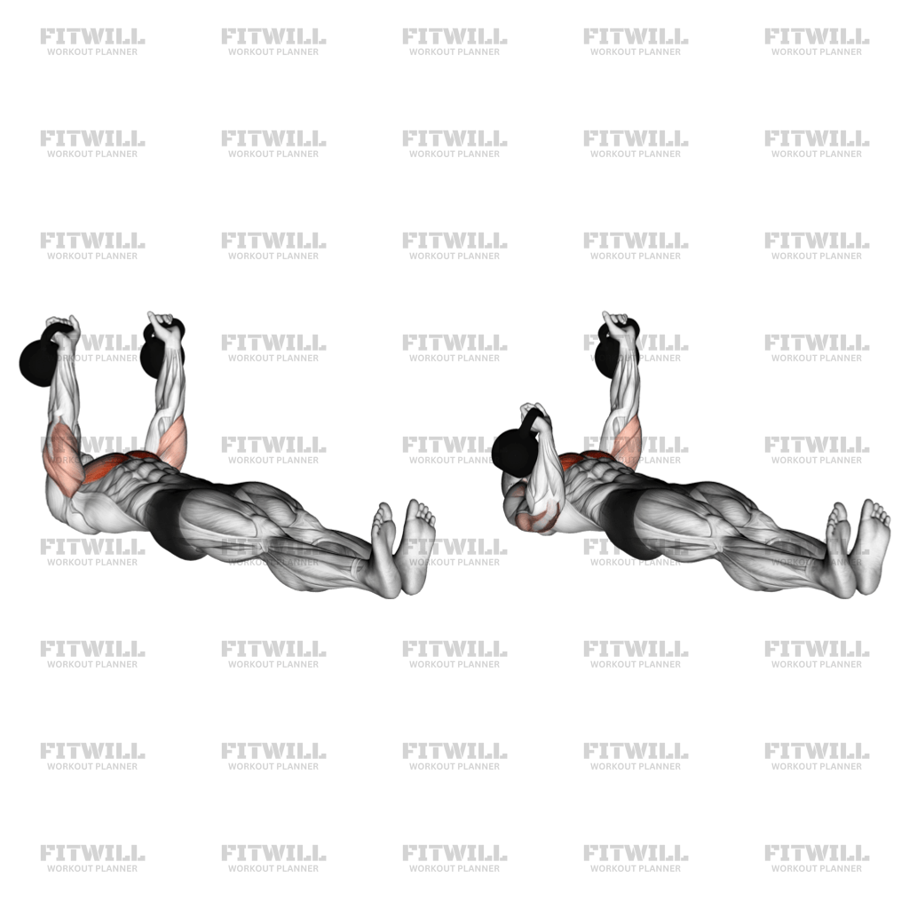 Kettlebell Alternating Press On Floor: Exercise Guide, Video ...