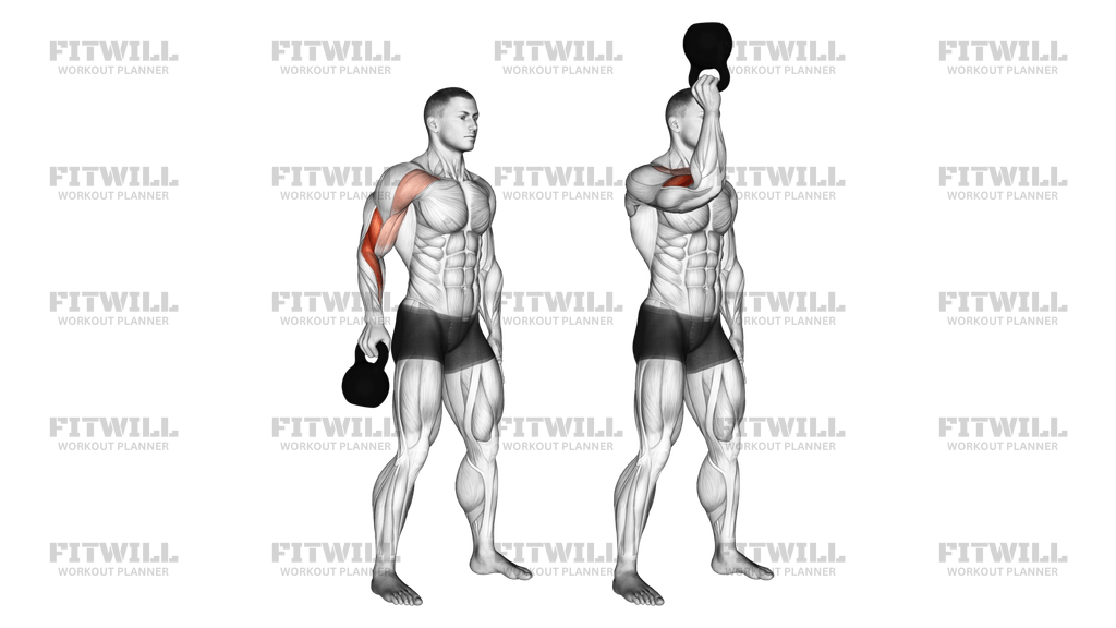Kettlebell Bottoms Up Clean From The Hang Position: Exercise Guide ...