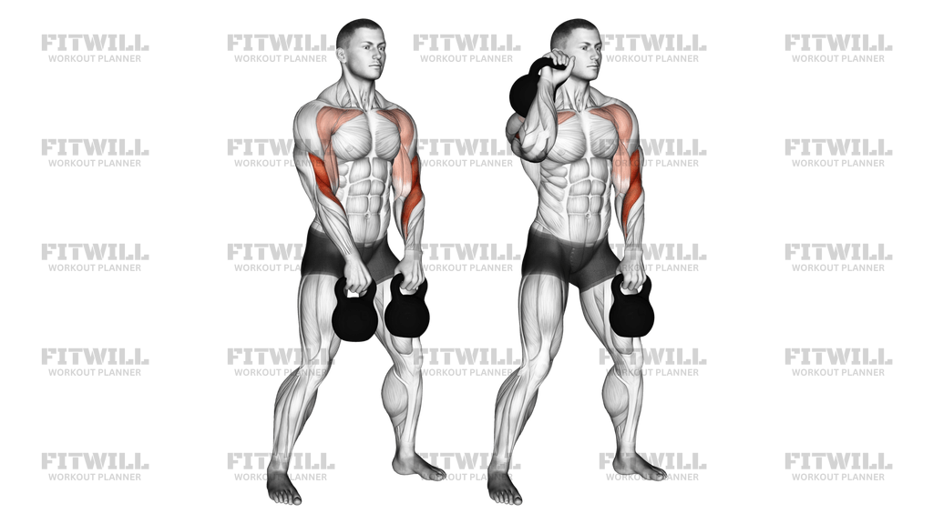 Kettlebell Double Alternating Hang Clean: Exercise Guide, Video ...