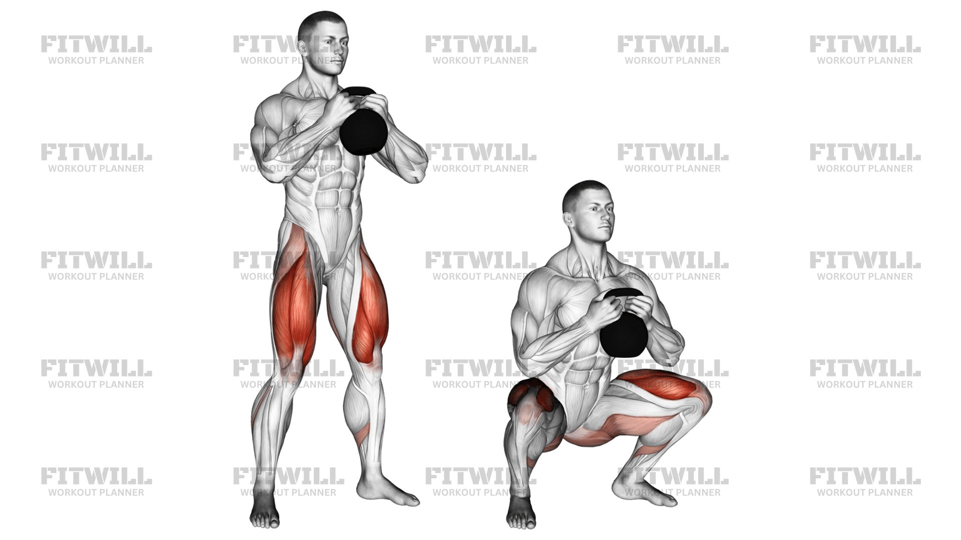 Kettlebell Goblet Squat: Exercise Guide, Video, Techniques, Benefits ...