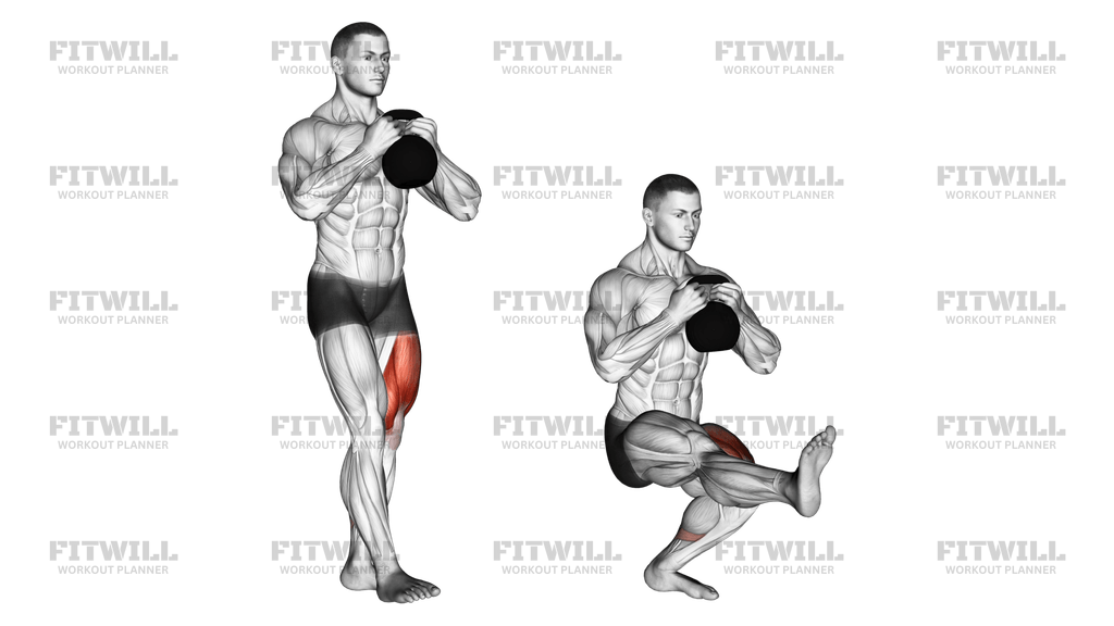 Kettlebell Pistol Squat: Exercise Guide, Video, Techniques, Benefits ...