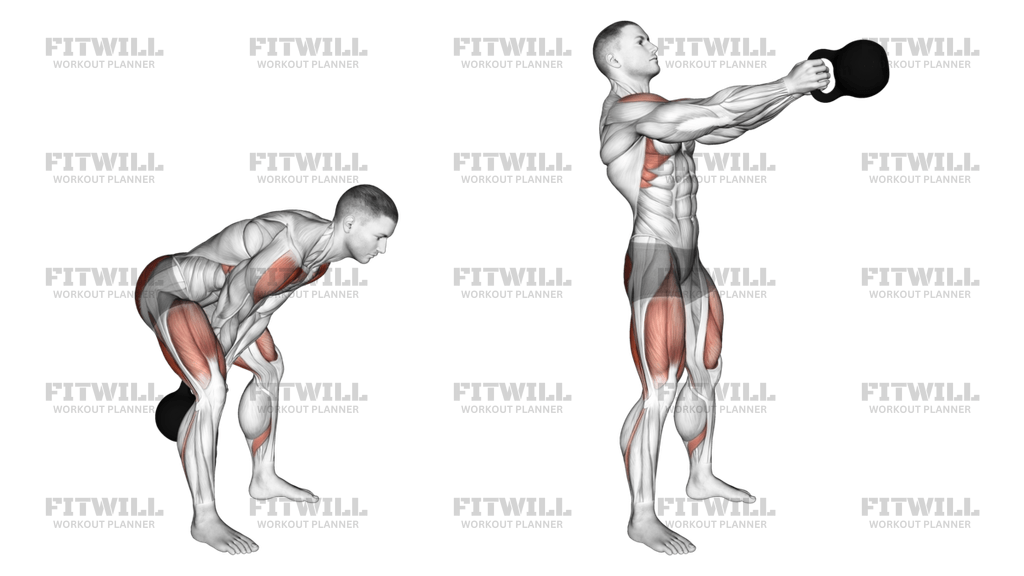 Kettlebell Swing: Exercise Guide, Video, Techniques, Benefits, How to ...