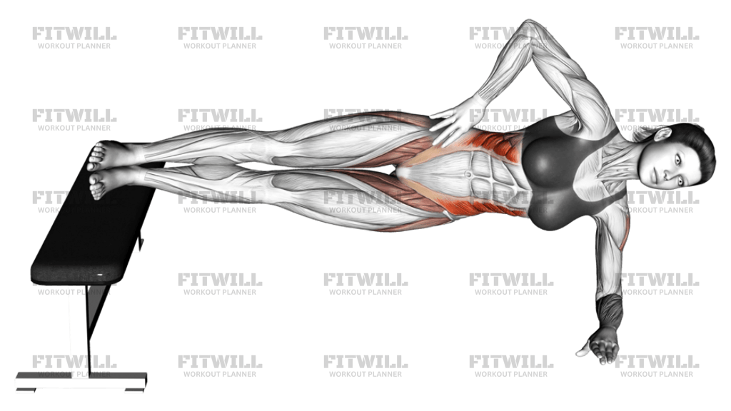 Leg Bench Side Bridge: Exercise Guide, Techniques, Benefits, How to ...