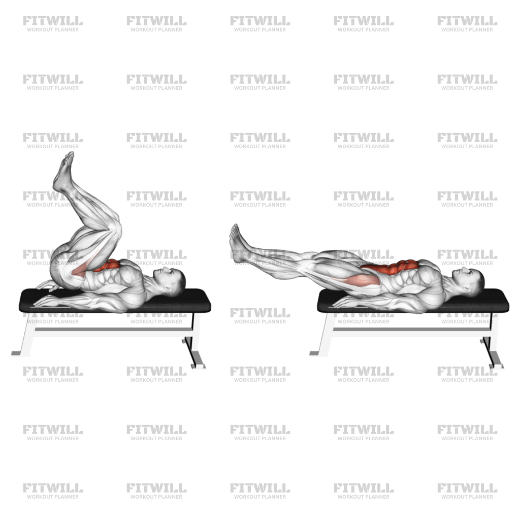 Leg Pull In Flat Bench: Exercise Guide, Techniques, Benefits, How to ...