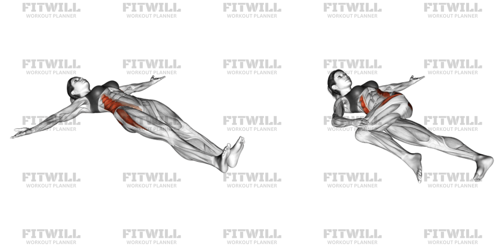 Lying Crossover Stretch: Exercise Guide, Video, Techniques, Benefits ...