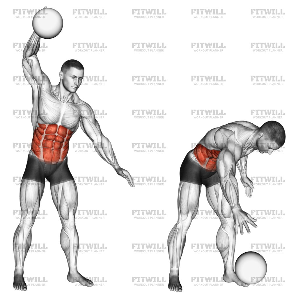 One Arm Slam (with Medicine Ball): Exercise Guide, Techniques, Benefits ...