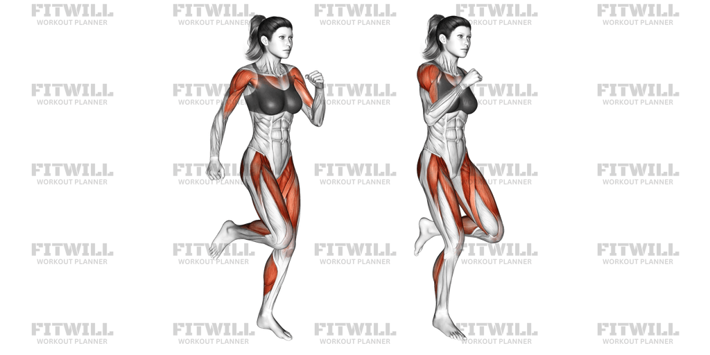 Place Jog: Exercise Guide, Video, Techniques, Benefits, How to, Muscles ...