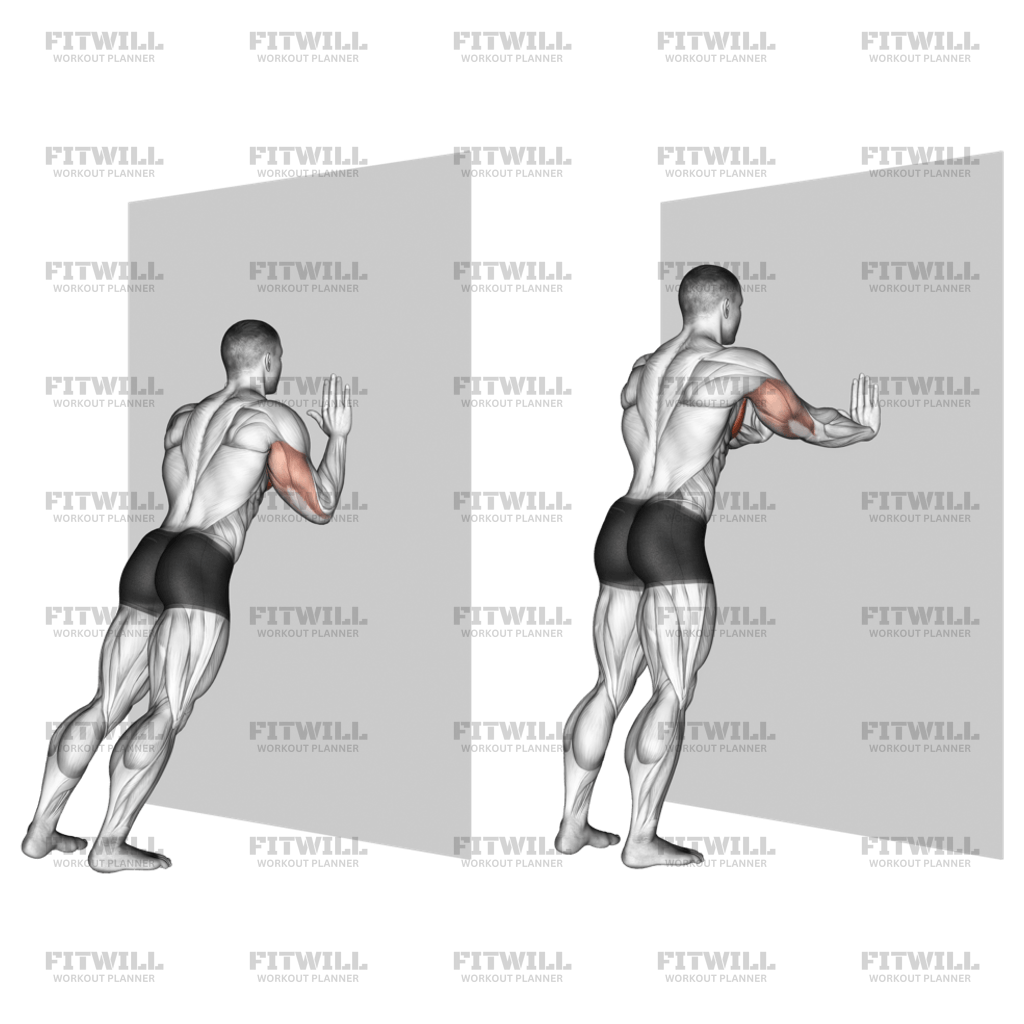 Wall Push-up (Close Grip): Exercise Guide, Techniques, Benefits, How to ...
