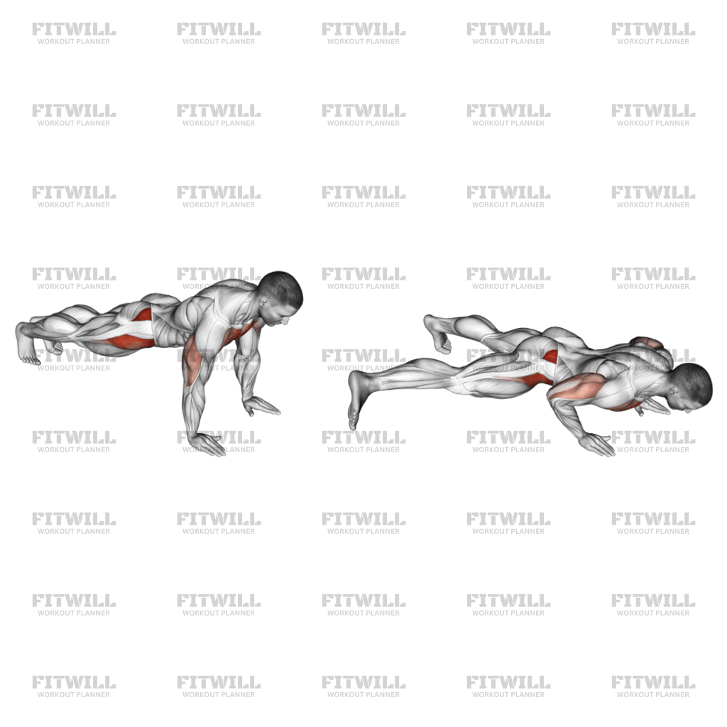 Push-Up Inside Leg Kick: Exercise Guide, Techniques, Benefits, How to ...
