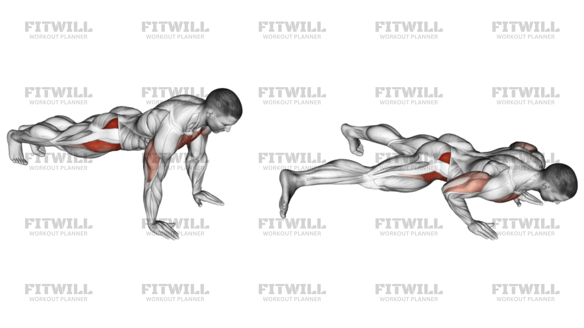 Push-Up Inside Leg Kick: Exercise Guide, Techniques, Benefits, How to ...