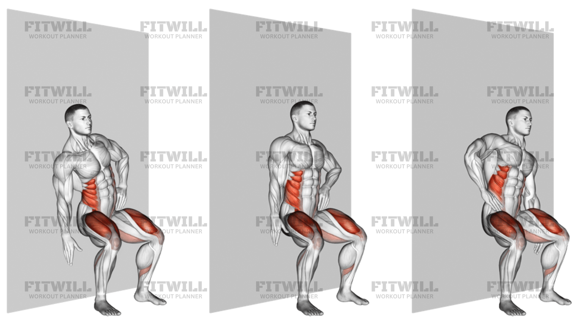 Seated Side Crunch Wall: Exercise Guide, Video, Techniques, Benefits ...