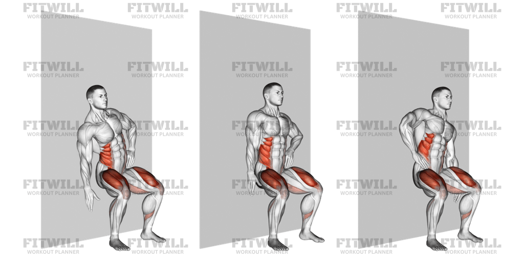 Seated Side Crunch Wall: Exercise Guide, Video, Techniques, Benefits ...