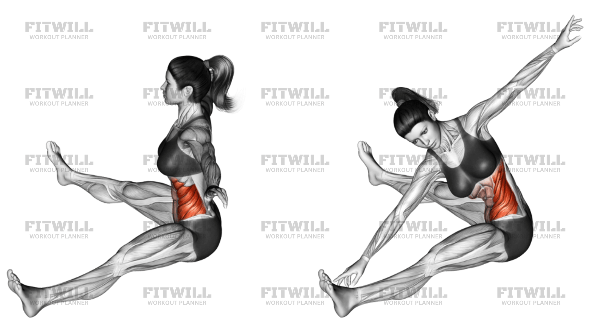 Seated Twist (straight Arm): Exercise Guide, Video, Techniques ...