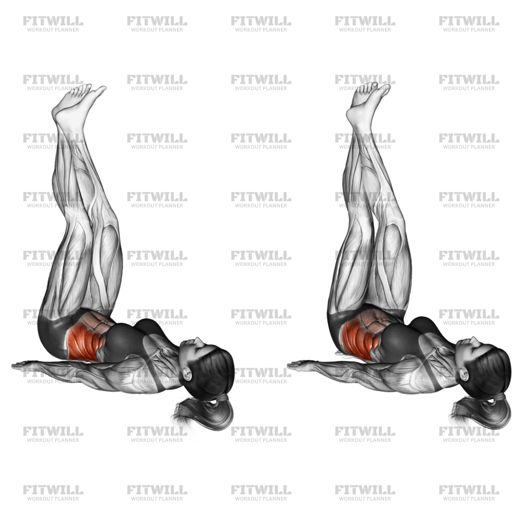 Sideways Lifts Vertical Turn (straight Legs): Exercise Guide, Video ...