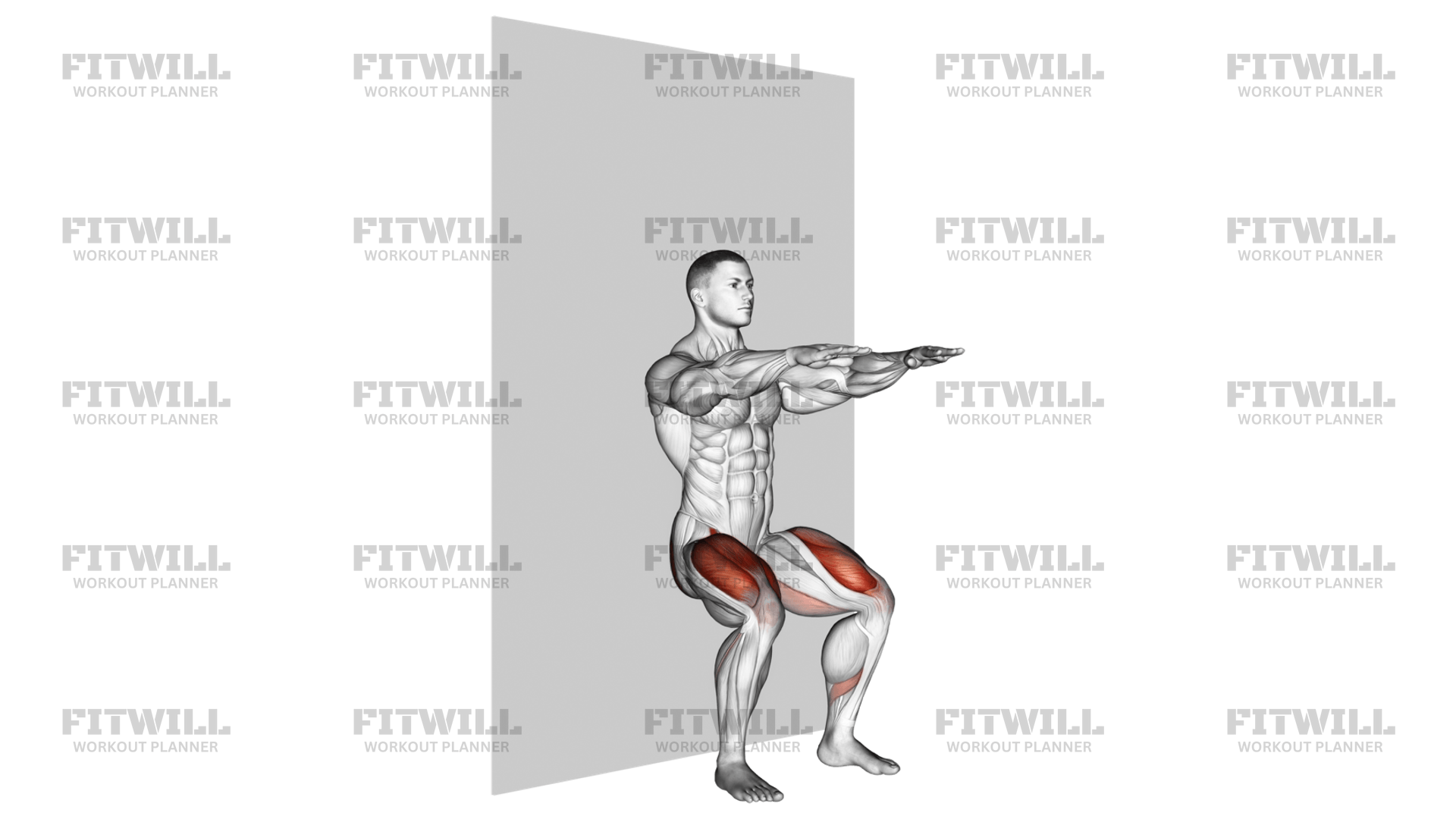 Sentadilla (pared): Guía de Ejercicios, Video, Técnicas, Beneficios ...