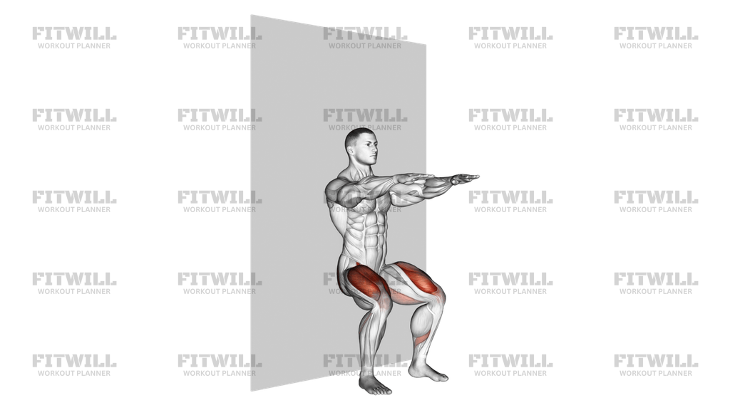Sit (wall): Exercise Guide, Video, Techniques, Benefits, How to ...