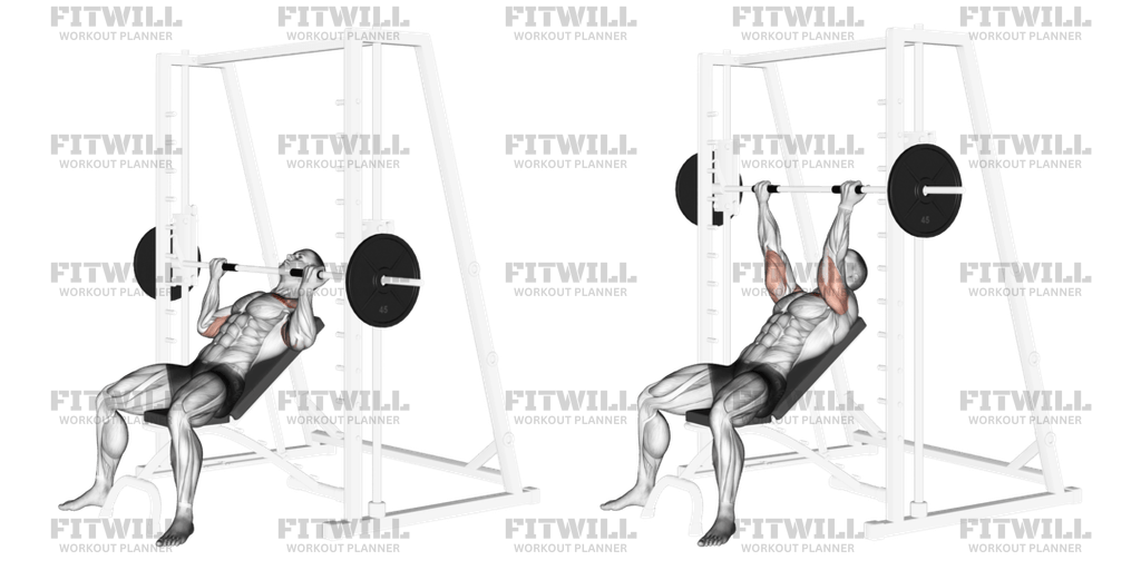 Smith Incline Reverse-grip Press: Exercise Guide, Techniques, Benefits ...