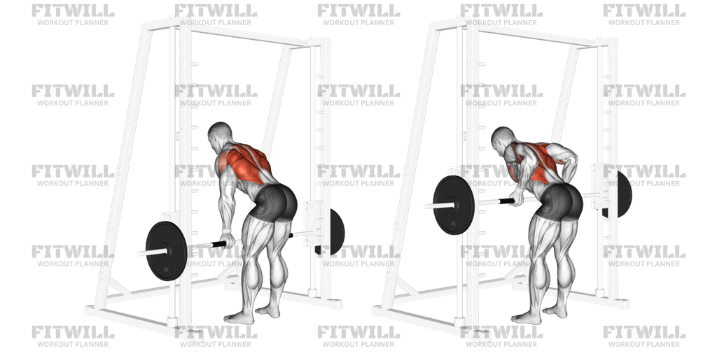 Smith Narrow Row Reverse Grip: Exercise Guide, Video, Techniques ...