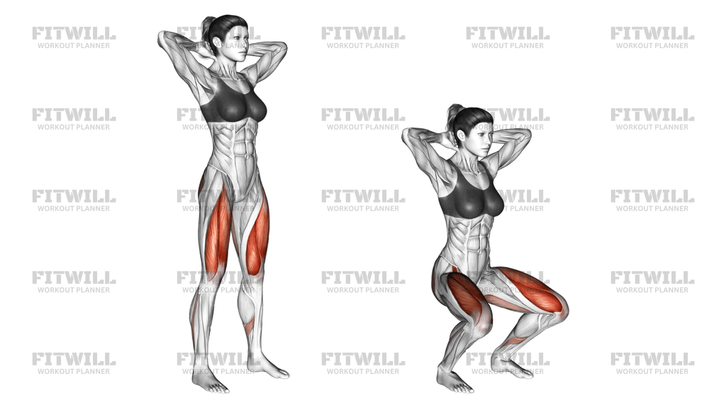 Squat (arms Overhead): Exercise Guide, Techniques, Benefits, How to ...